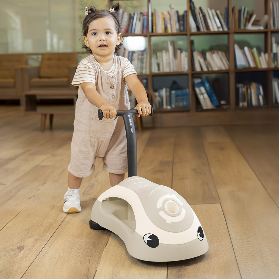 Globber Walk 'N' Roll 2 in 1 Eco Baby Walker - Coconut | Scandiborn