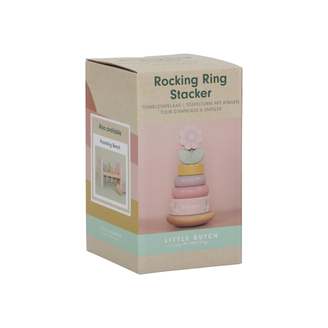 Little Dutch Wooden Rocking Ring Stacker - Fairy Garden | Scandiborn