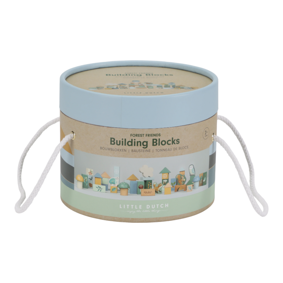 Little Dutch Wooden Building Blocks - Forest Friends – Scandiborn