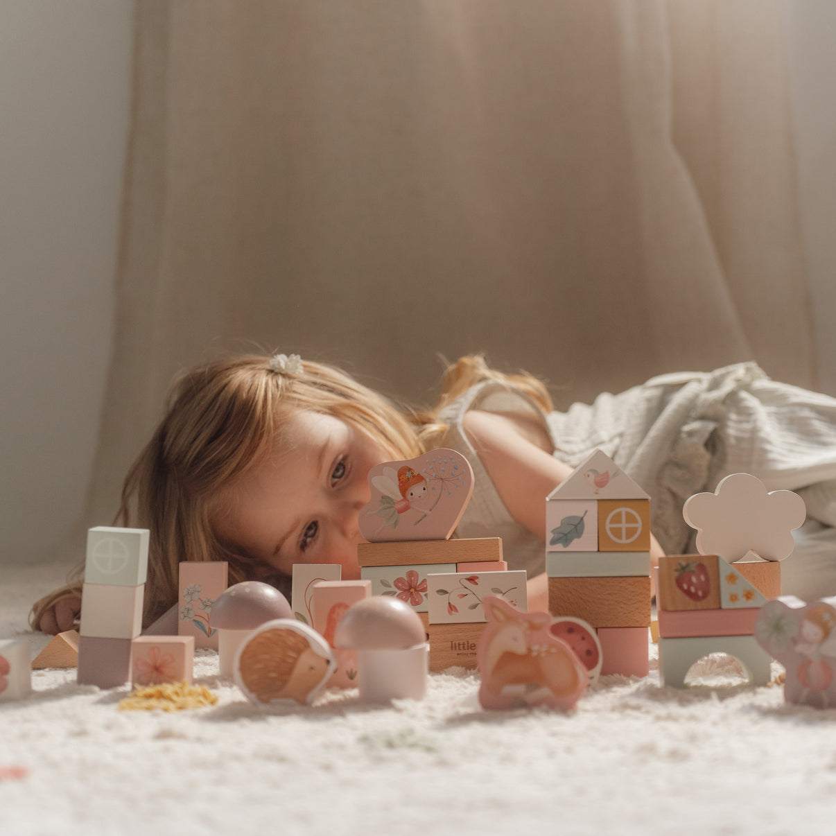 Little Dutch Wooden Building Blocks - Fairy Garden | Scandiborn