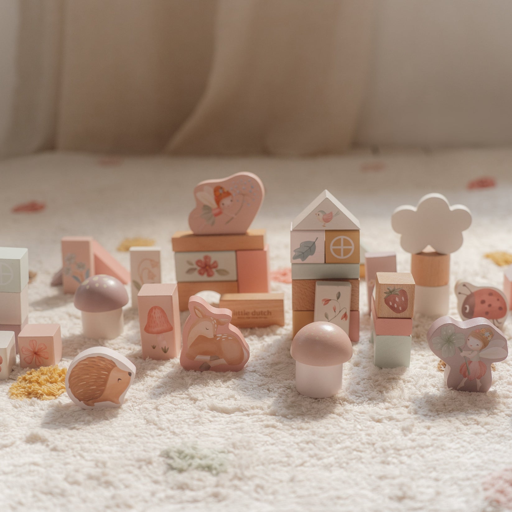 Little Dutch Wooden Building Blocks - Fairy Garden | Scandiborn