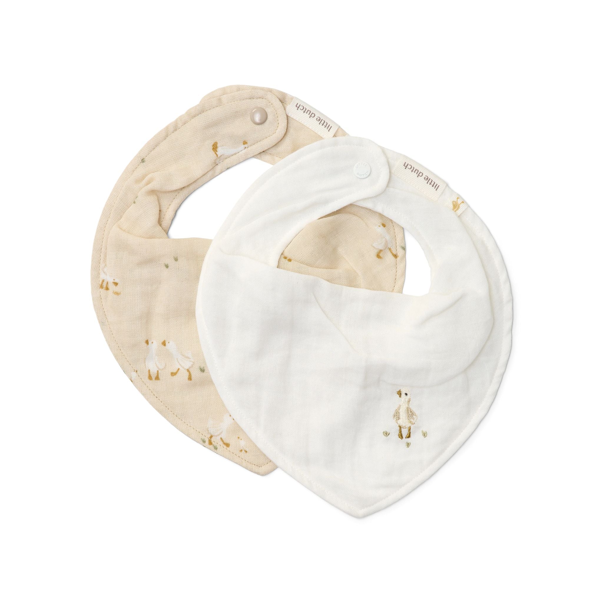 Little Dutch Bandana Bib Set Of 2 | Little Goose | Scandiborn