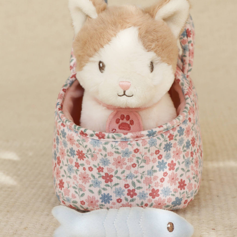 Little Dutch Plush Cat In Bag - Marley | Scandiborn