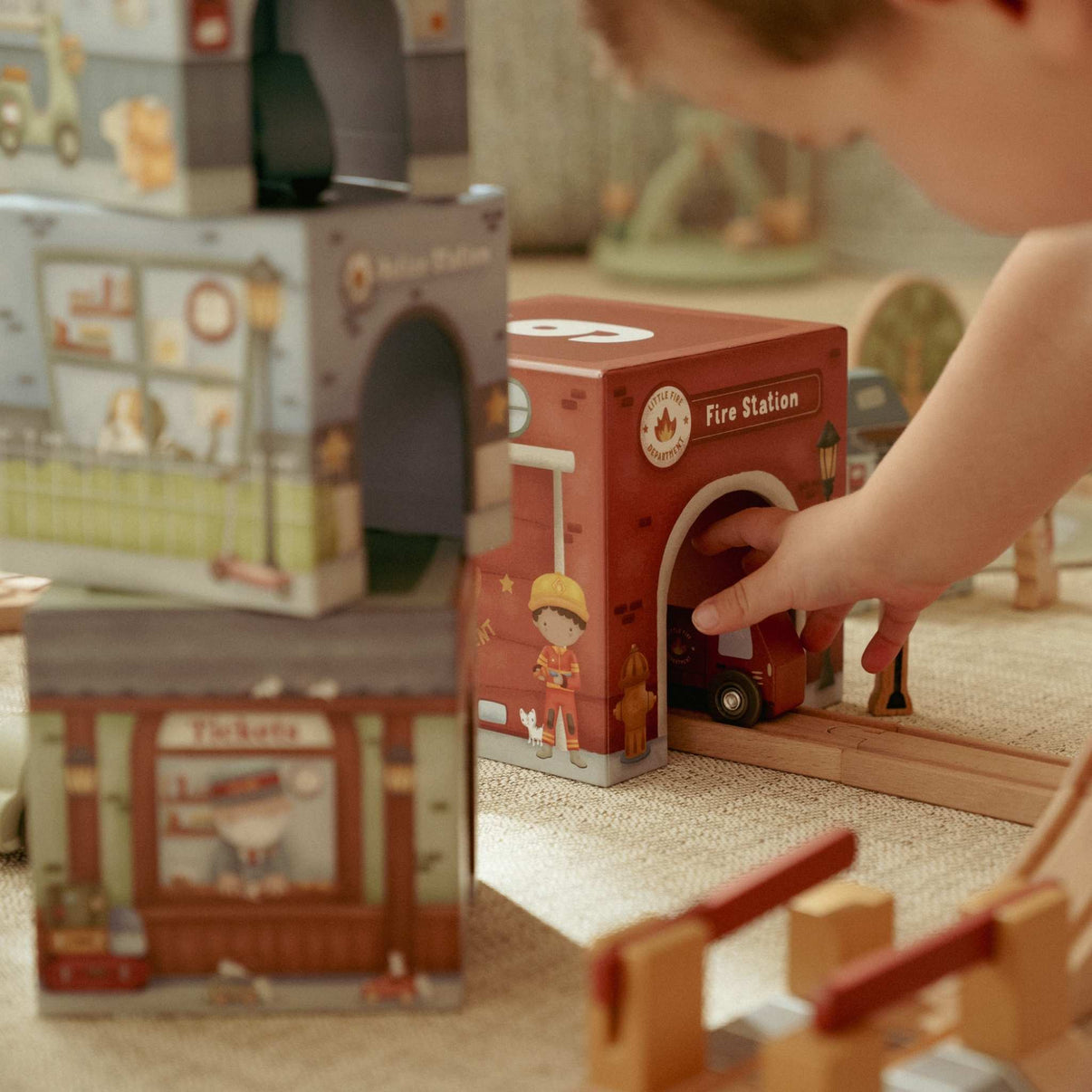 Little Dutch Stacking Blocks With Cars | Scandiborn