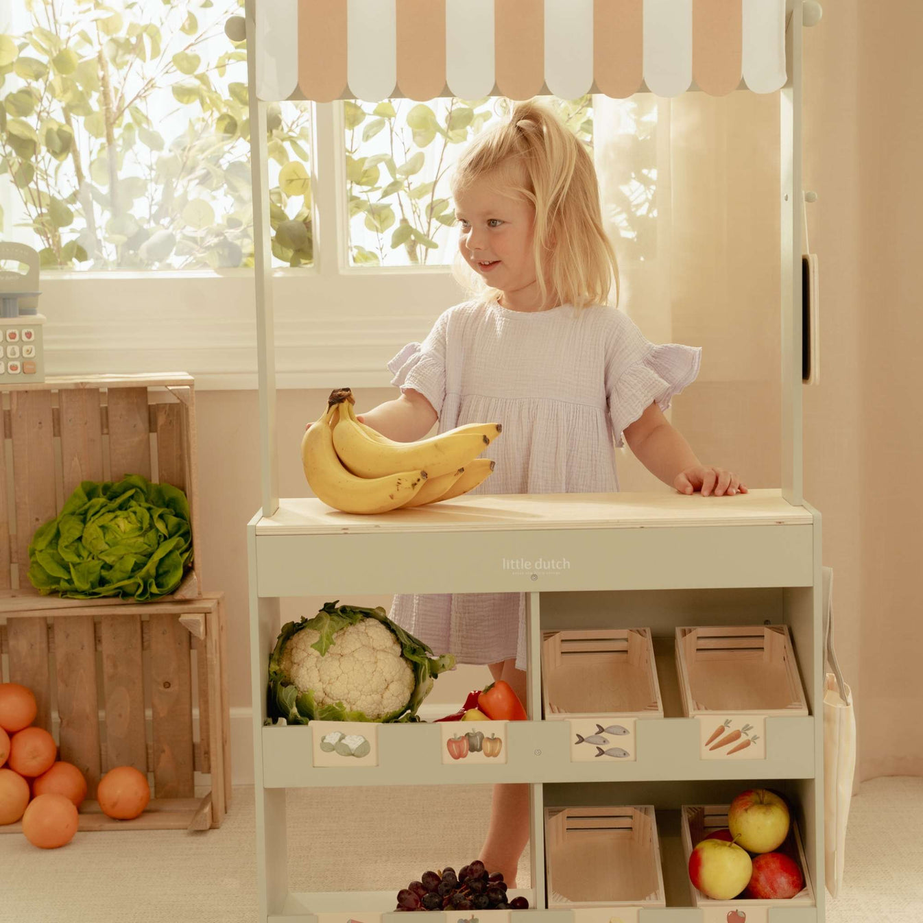 Little Dutch Wooden Market Stall | Scandiborn