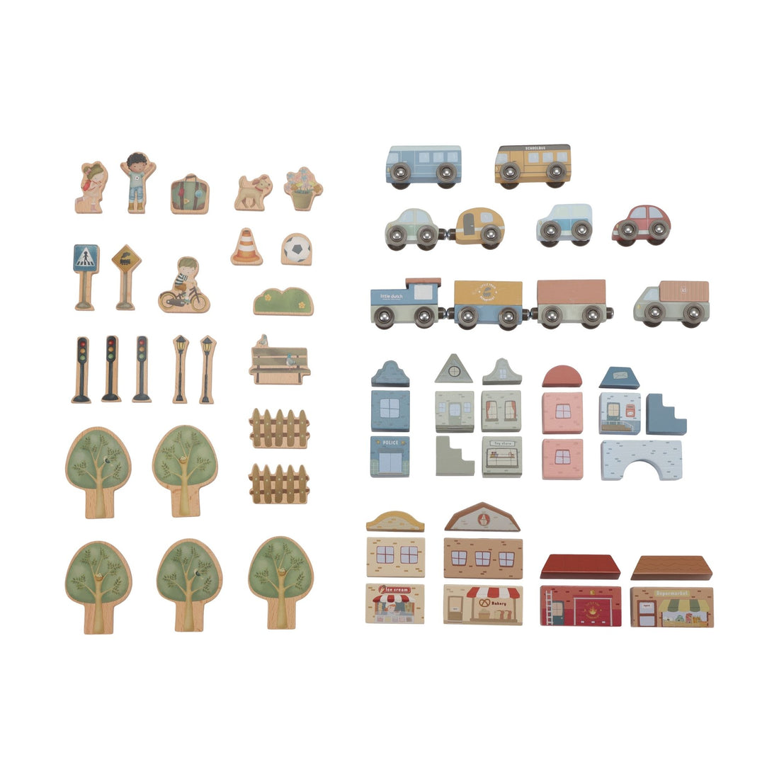 Little Dutch Wooden Train Track Set XL | Scandiborn