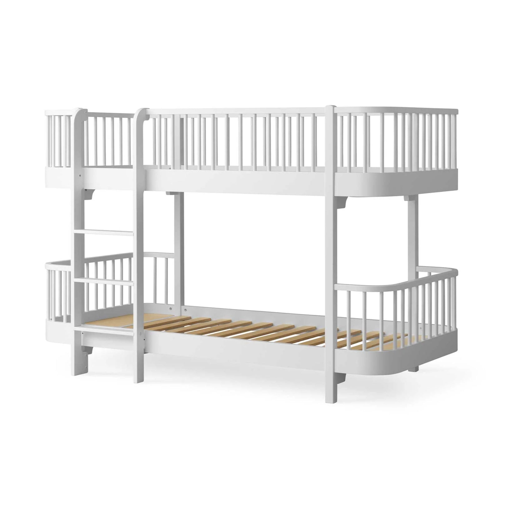 Oliver Furniture Wood Original Low Bunk Bed - White | Scandiborn