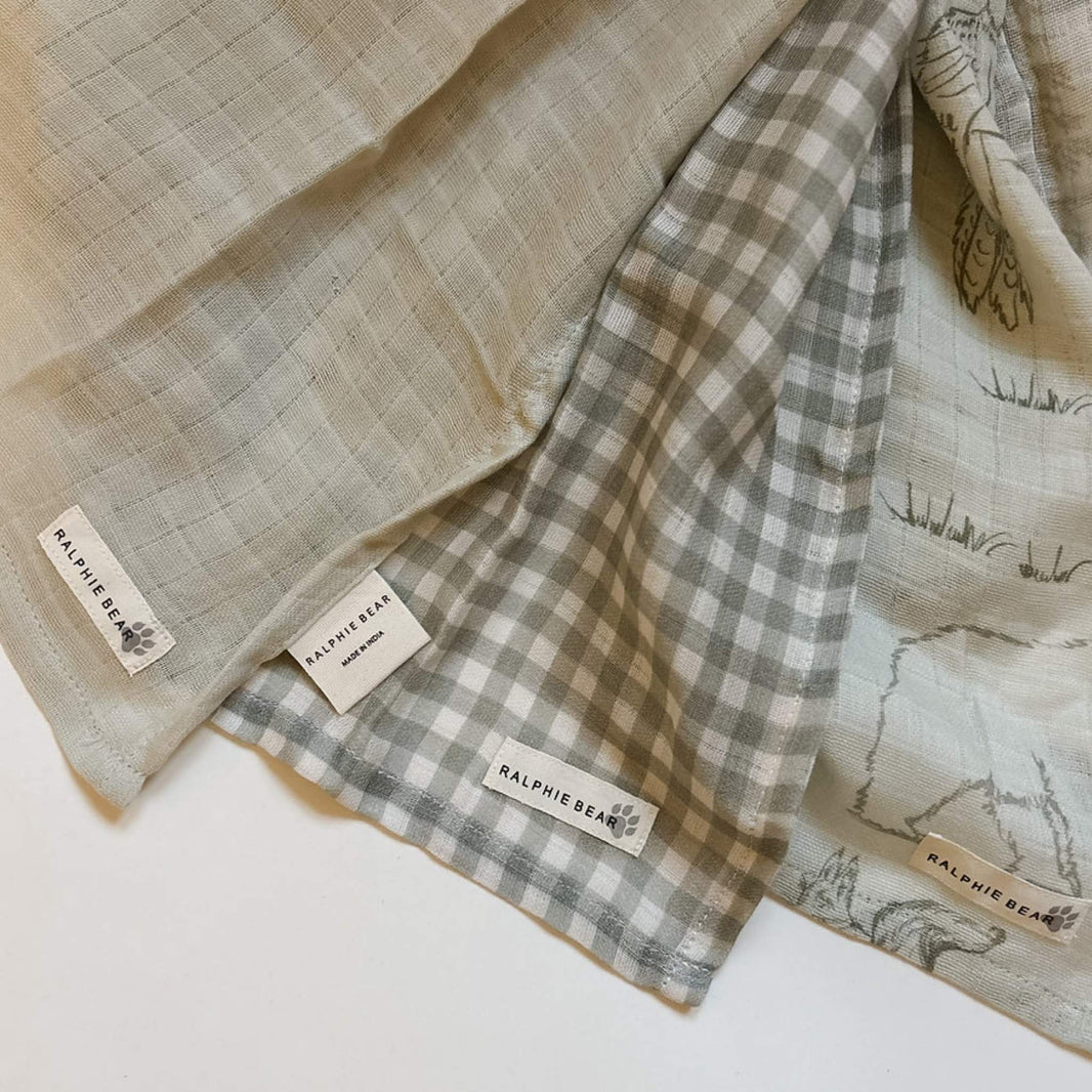 Muslins | Organic Newborn Care Essentials | Scandiborn