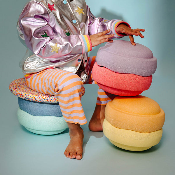 Stapelstein Stepping Stones - Pastel 6+1 Set | Scandiborn