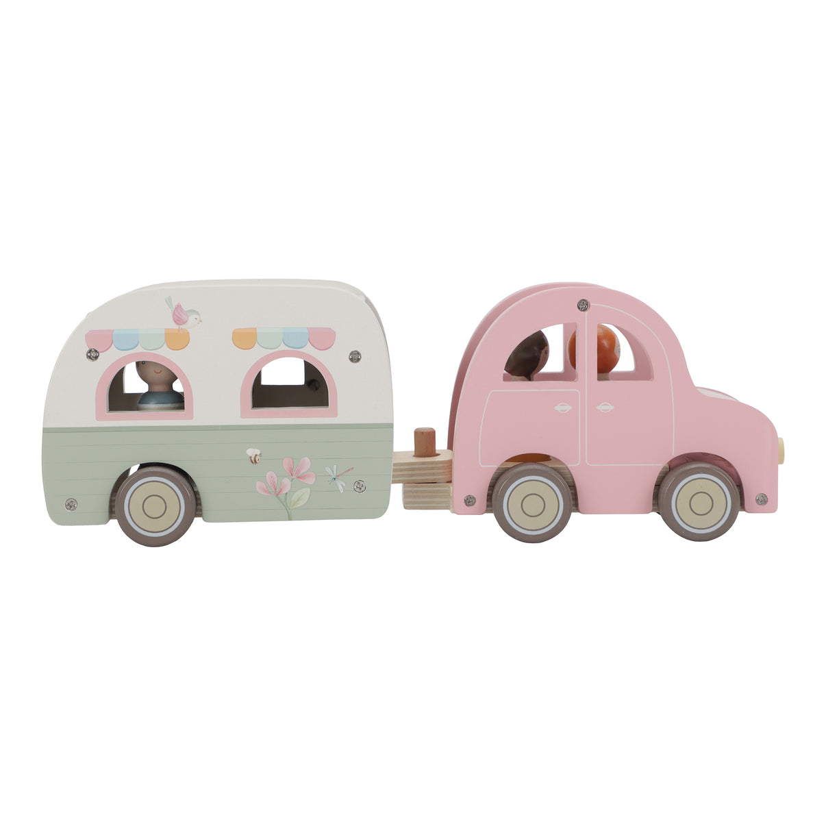 Little Dutch Wooden Toy Car & Caravan – Scandiborn
