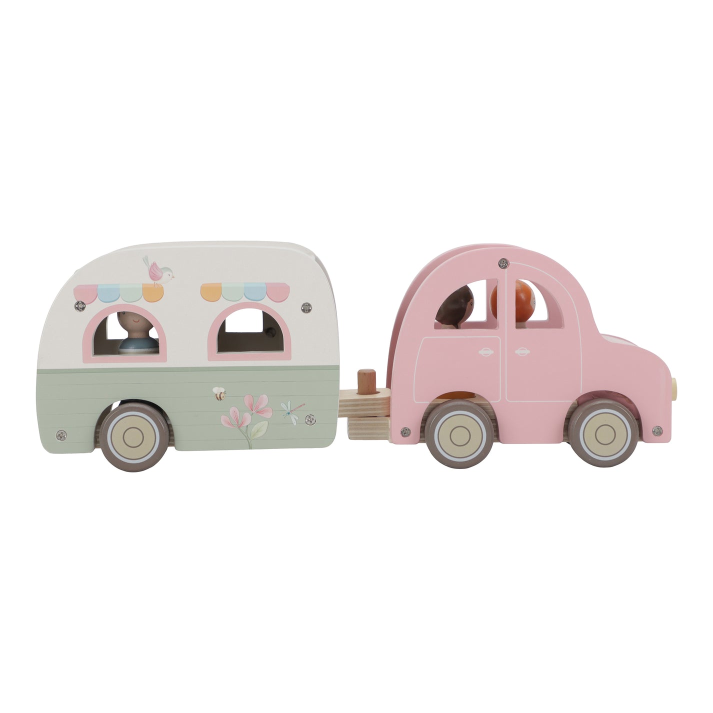 Little Dutch Wooden Toy Car & Caravan – Scandiborn