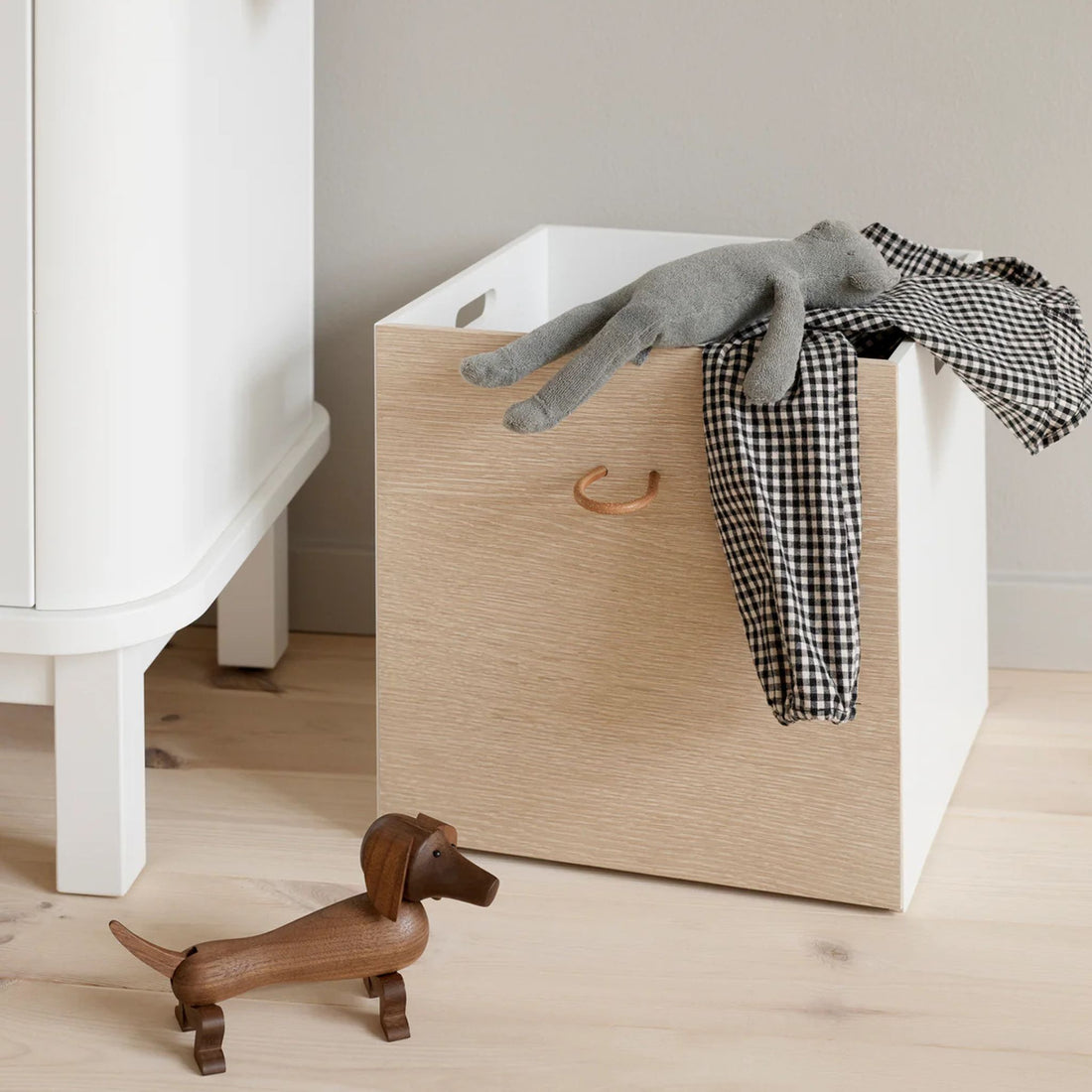 Oliver Furniture Wood Storage Box | Cube Storage | Scandiborn