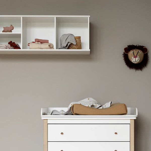 Oliver Furniture Wood Shelving Unit 3x1 | Cube Wall Shelf | Scandiborn